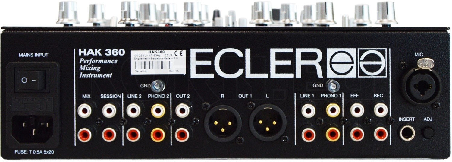 Ecler HAK 360 in 2 Kanal DJ Mixer | Musikhaus