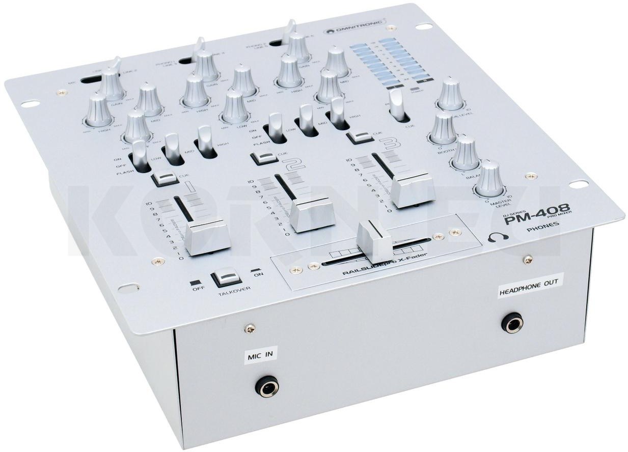 OMNITRONIC PM-408 DJ-Mixer | Musikhaus