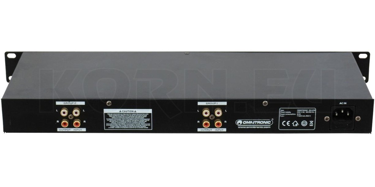 Omnitronic ISO-23D DJ-Isolator