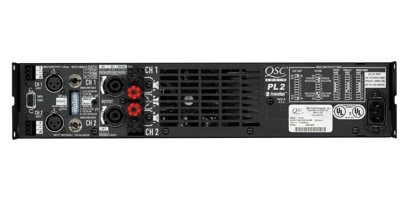 QSC PL236 in Amplifiers up to 2 x 1200 Watt - 4... | music store