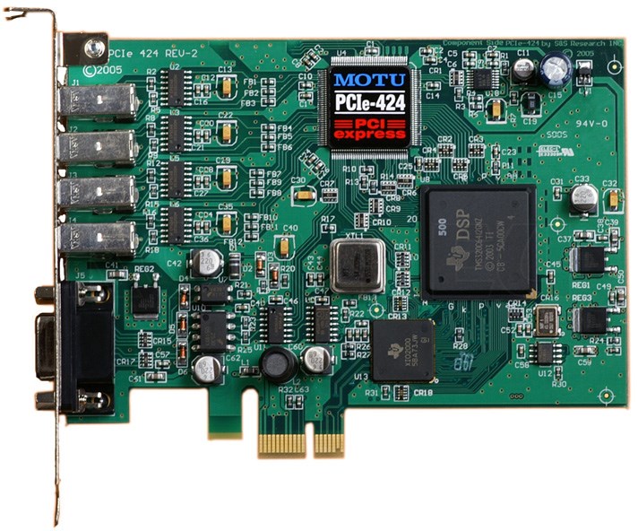 MOTU PCIexpress 424 Interface