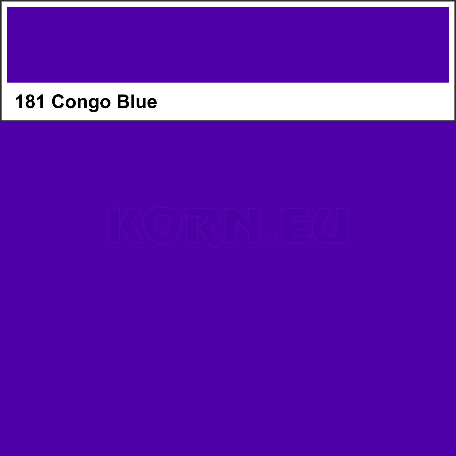 Lee Farbfolie 181 Congo Blue 25cm x 122cm