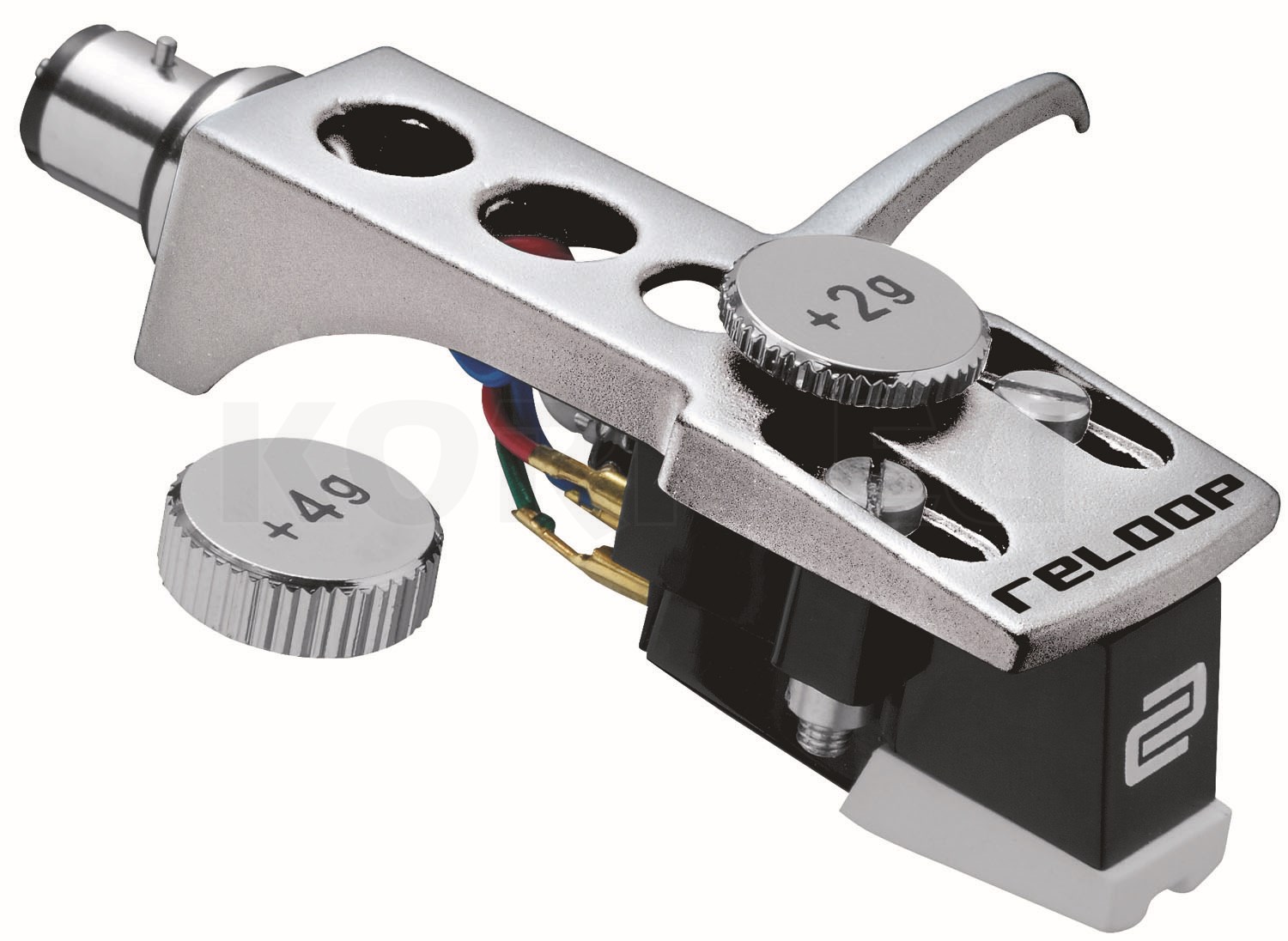 Reloop Battle Track montiert auf Headshell Silver | Musikhaus