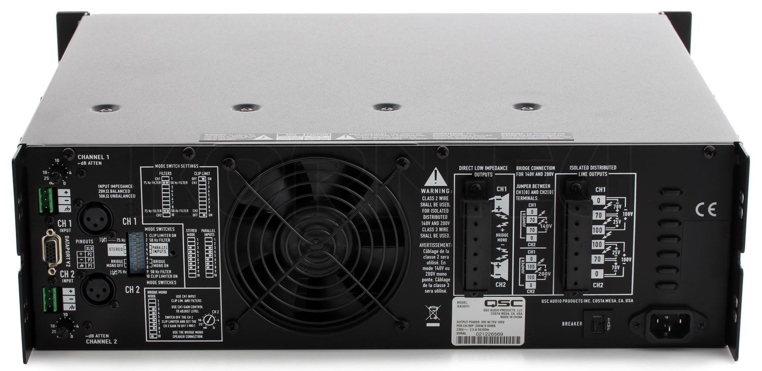 QSC ISA 300 Ti 100V Endstufe | Musikhaus