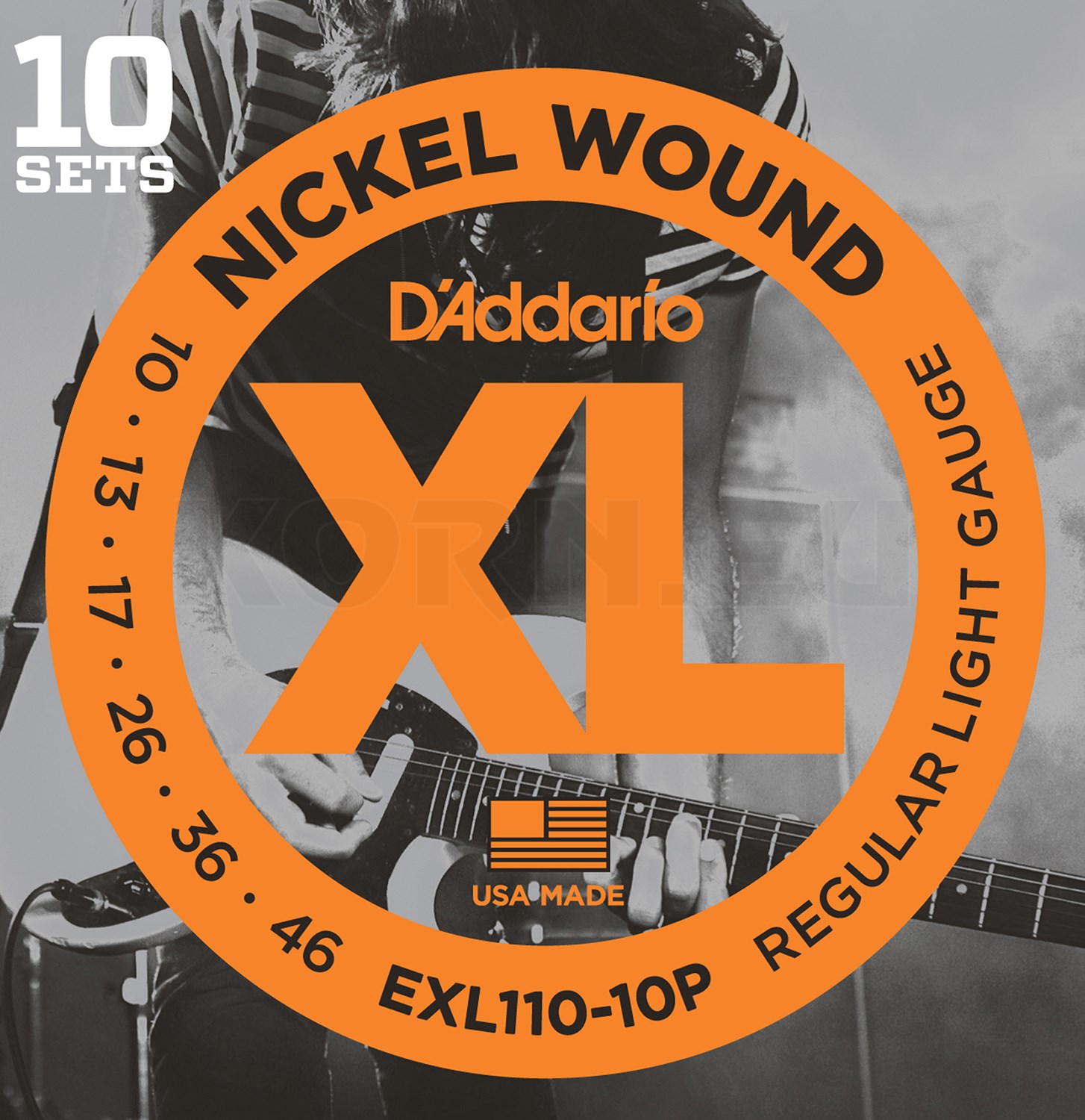 Daddario EXL110-10P Regular Light 10 Stück Satz... | Musikhaus