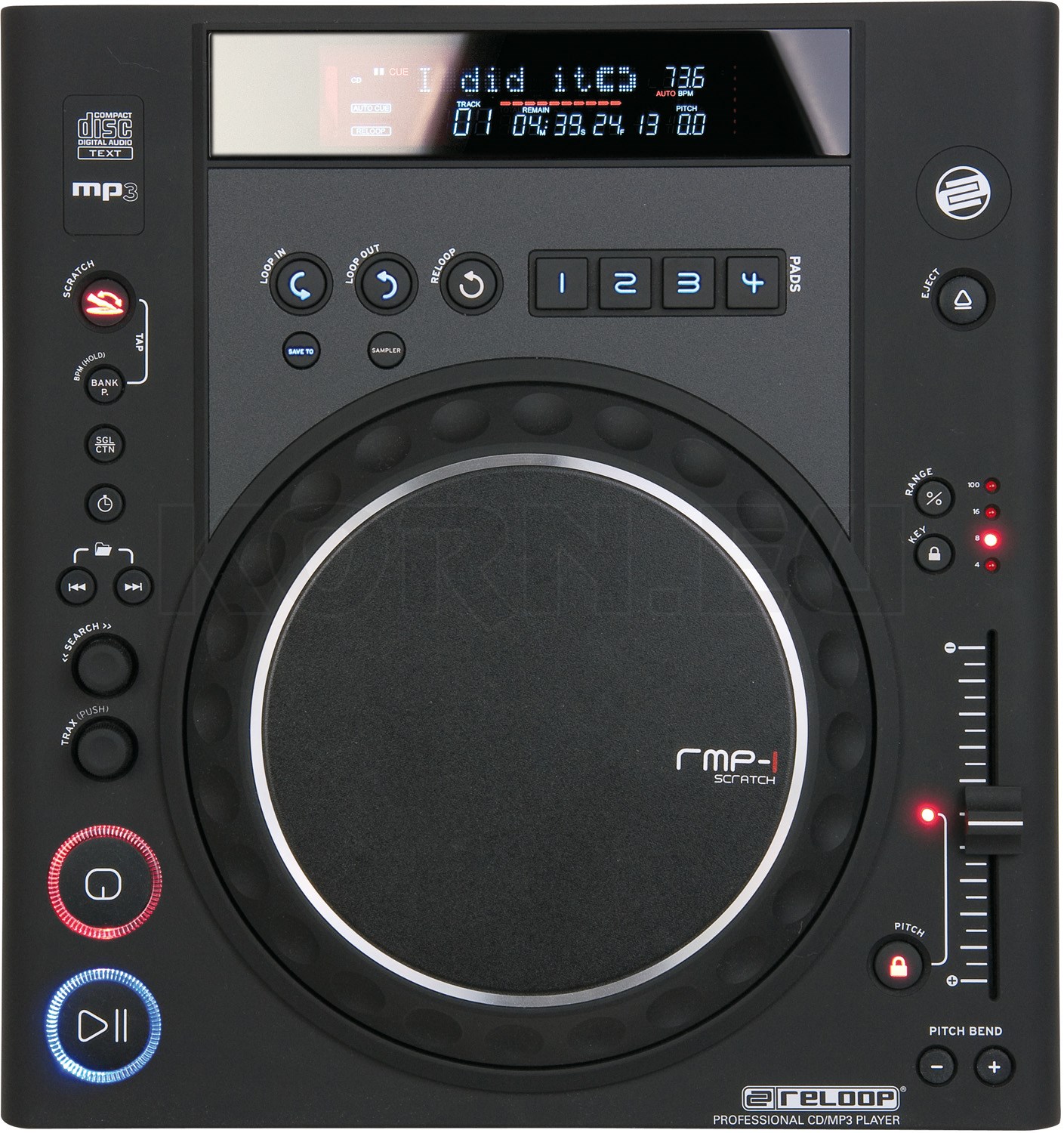 Reloop RMP 1 Scratch MK2 Black | music store