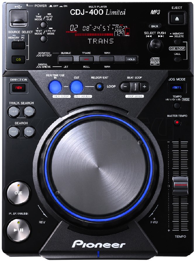 Pioneer DJ CDJ 400-K (blue) | Musikhaus