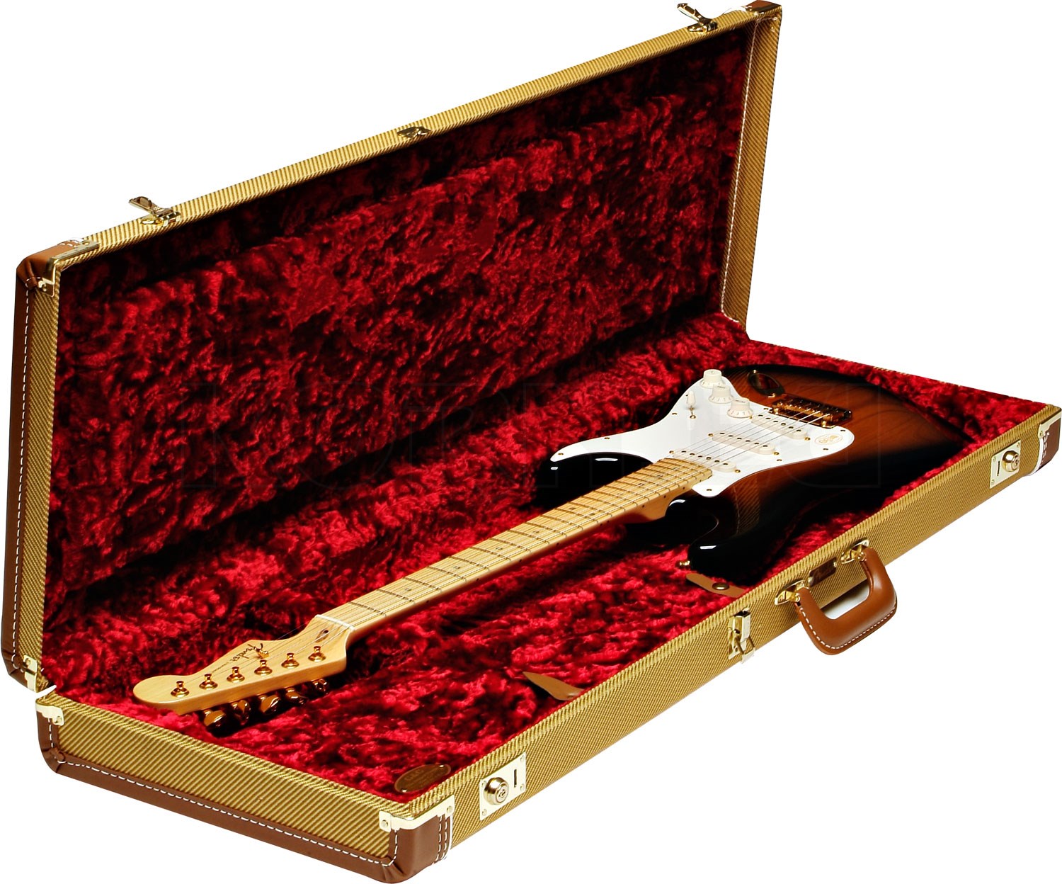 Fender Hardshell Case Deluxe Tweed f. Strat/Tele | Musikhaus