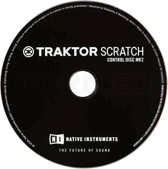 Native Instruments Traktor Scratch Time Code Control CD MK2