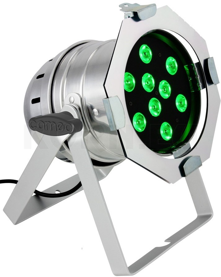 Cameo LED PAR 56 CAN 9 x 3W TRI Colour LED RGB chrom