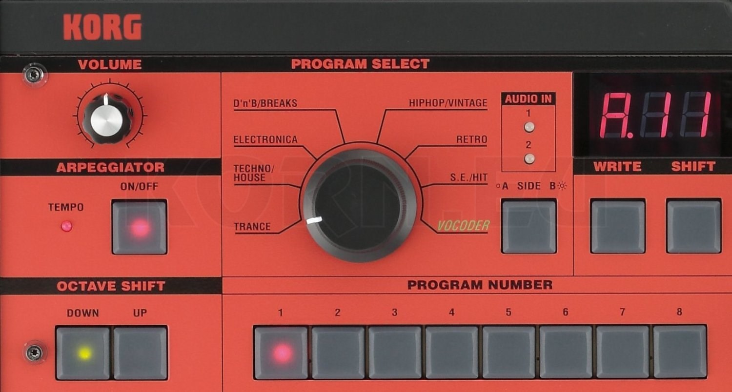 Korg Microkorg Black-Red Limited Edition | music store