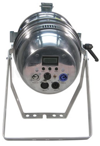 Litecraft LED PAR 64 AT10, 18x 10 W Multicolour LEDs, Short Nose, silber