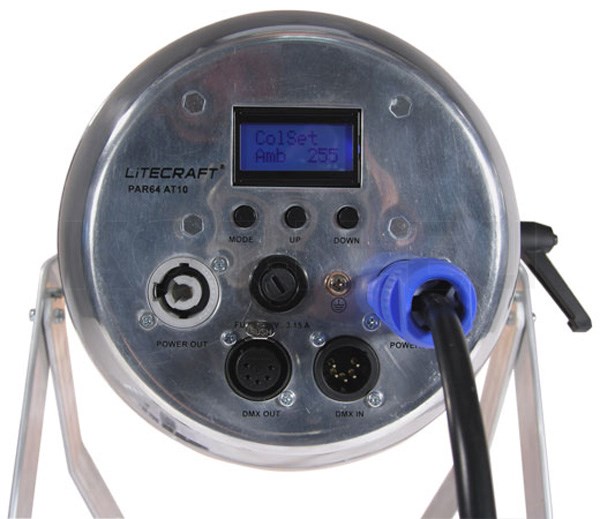 Litecraft LED PAR 64 AT10, 18x 10 W Multicolour LEDs, Short Nose, silber