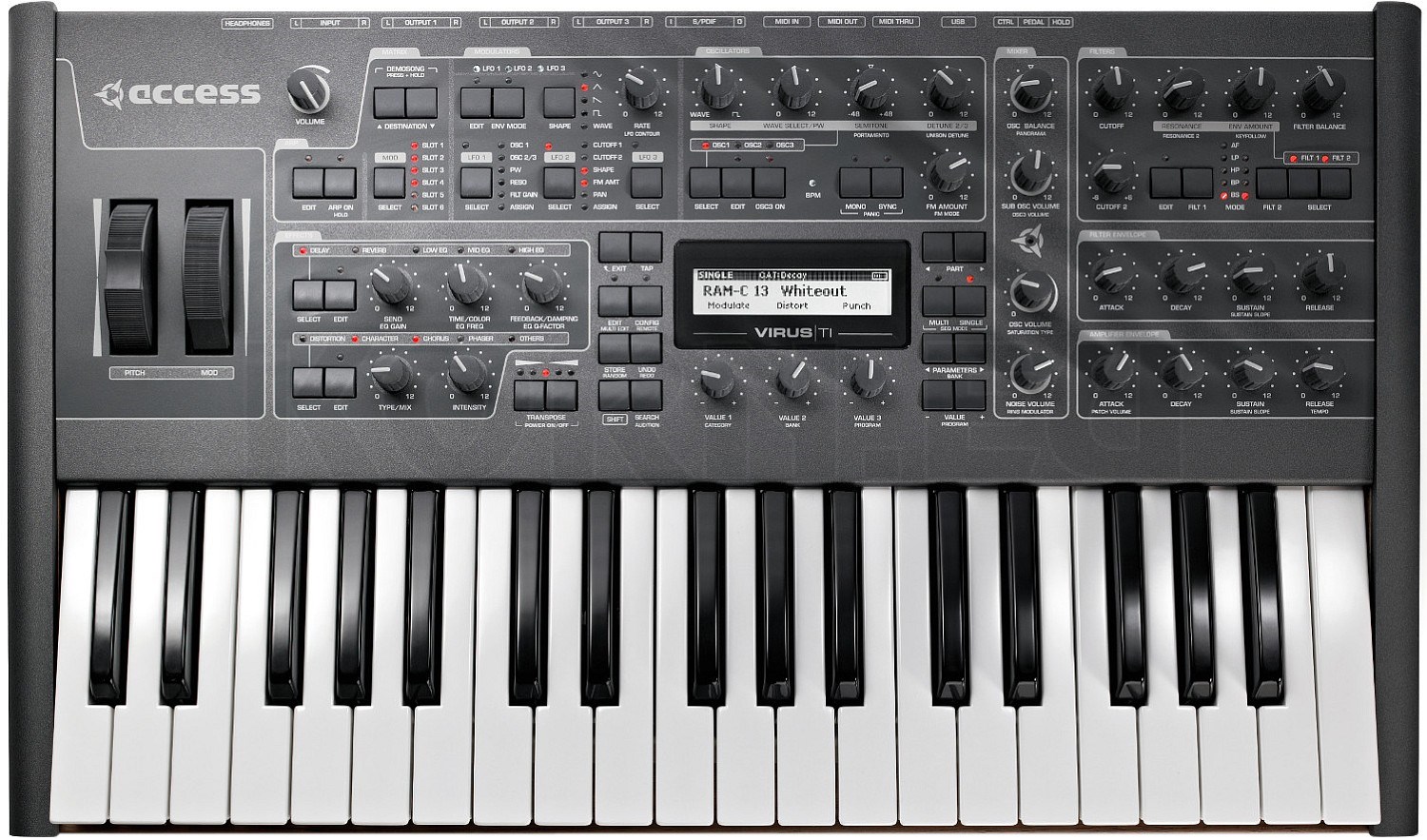 Access Virus TI2 Darkstar Synthesizer | Musikhaus