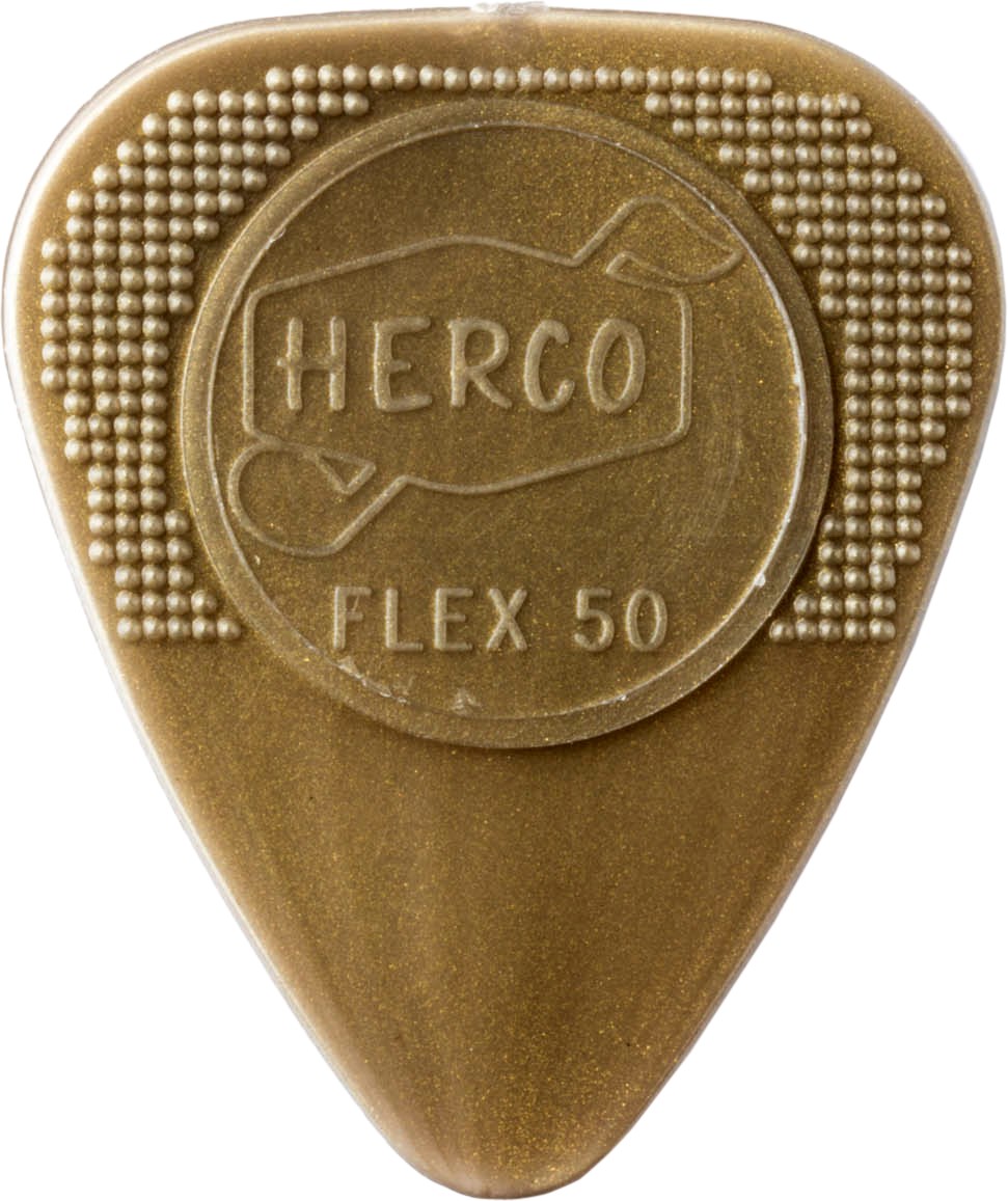 Dunlop Herco Nylon Flat Picks Flex 50 - 12 Stück | Musikhaus