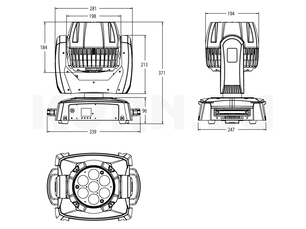 Involight LED MH720 W