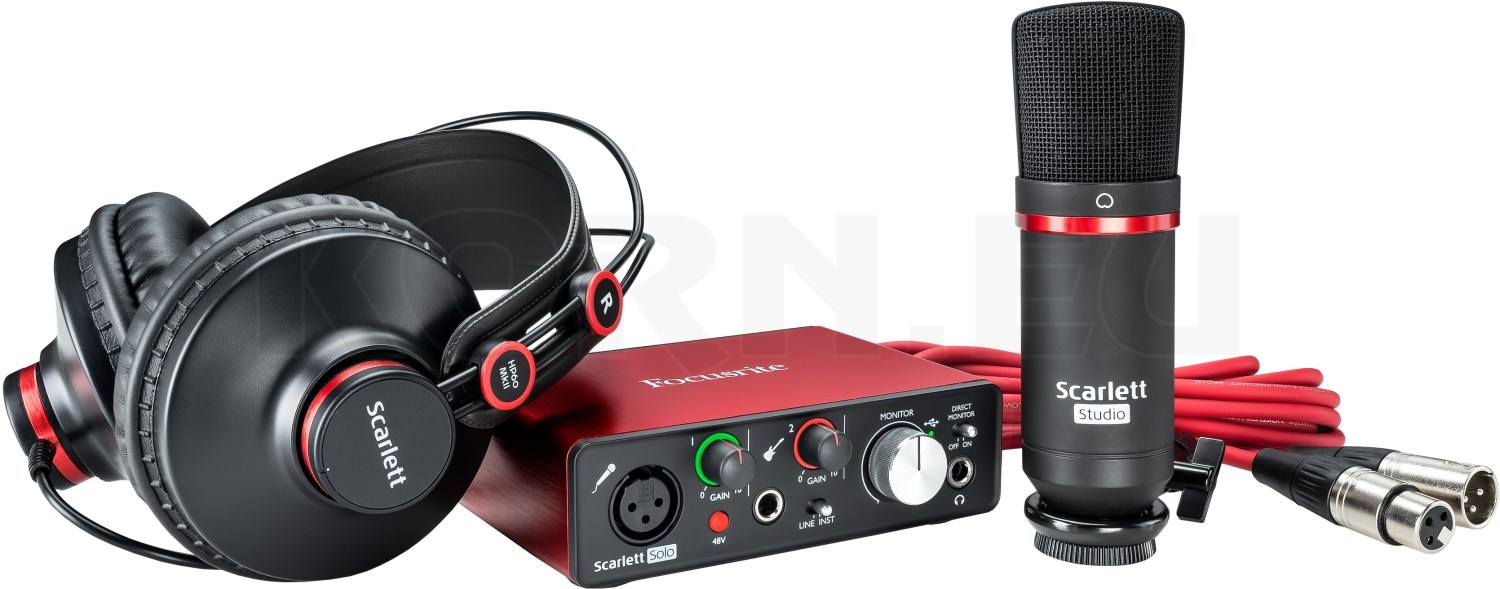 Focusrite Scarlett Solo Studio Pack 2nd Gen. | Musikhaus
