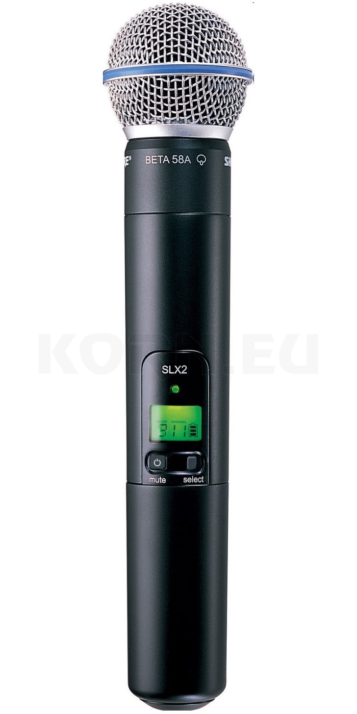 Shure SLX2/Beta 58 A H5 (518-542 MHz)
