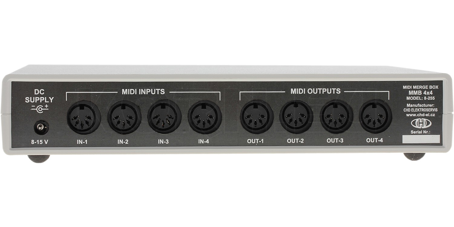 CHD Elektroservis MMB 4x4 MIDI Merge Box (4 in... | Musikhaus