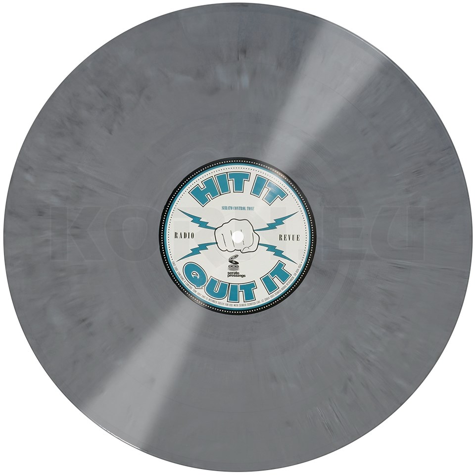 Serato Pressing Hit it and Quit It in marble grau (2 Vinyls)