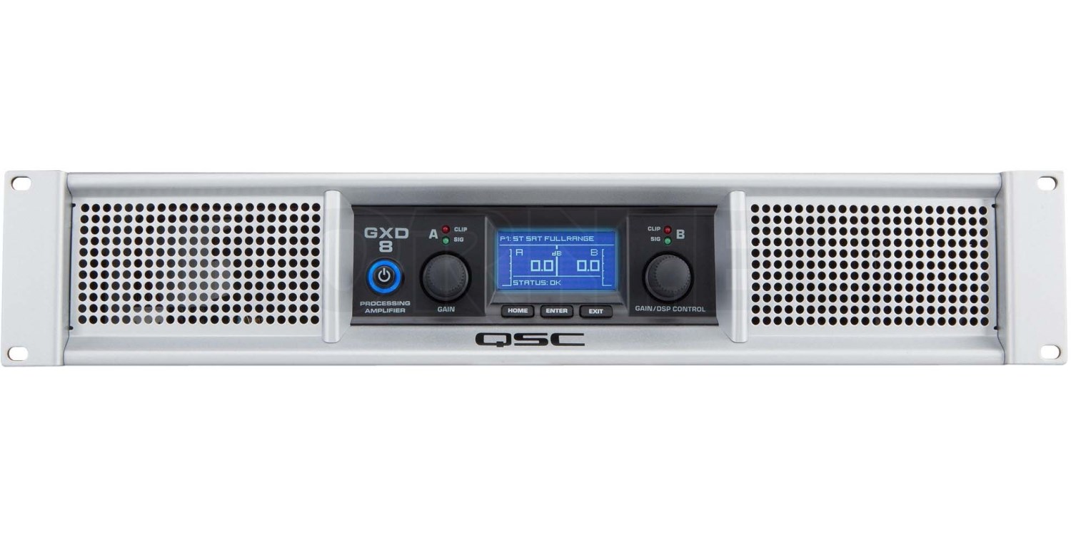 QSC GXD 8 in Endstufen bis 2 x 1200 Watt an 4 Ohm | Musikhaus