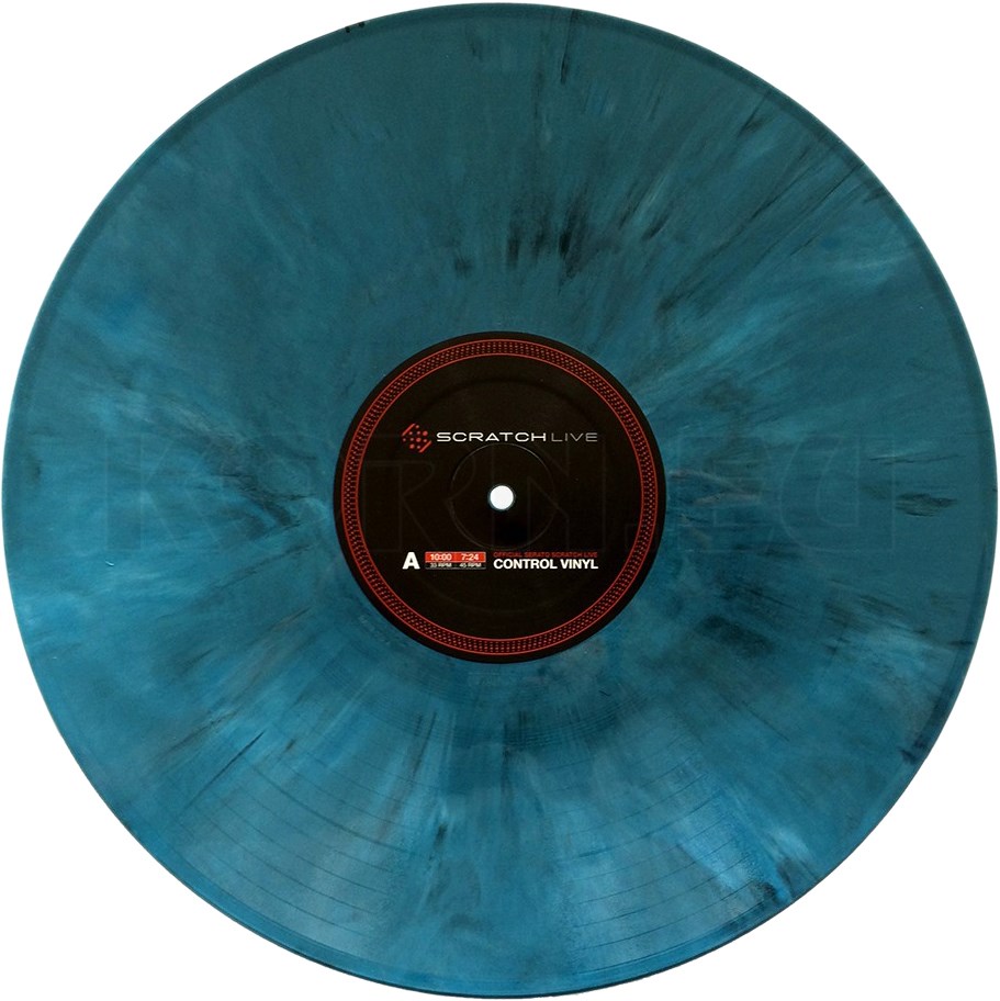 Rane Serato Control Vinyl marble-blue | Musikhaus