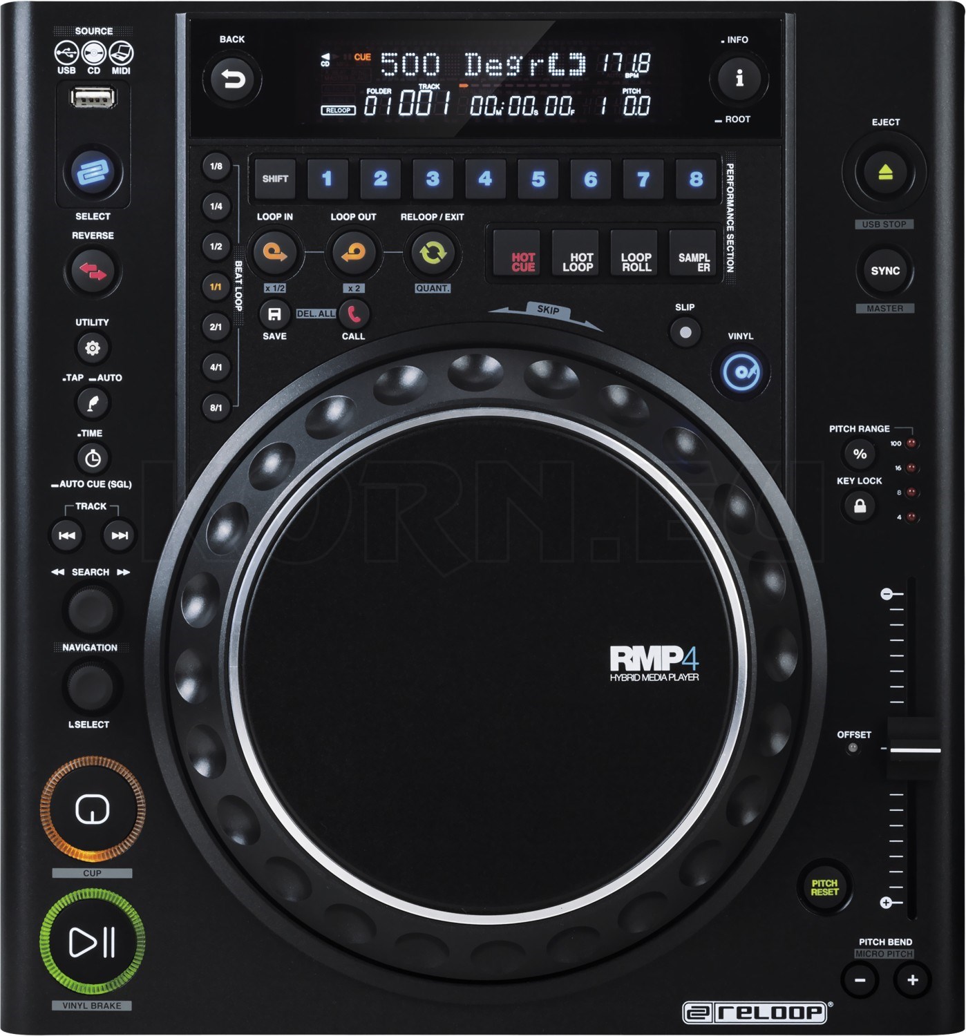 Reloop RMP 4 in DJ CD Player Tabletop | Musikhaus