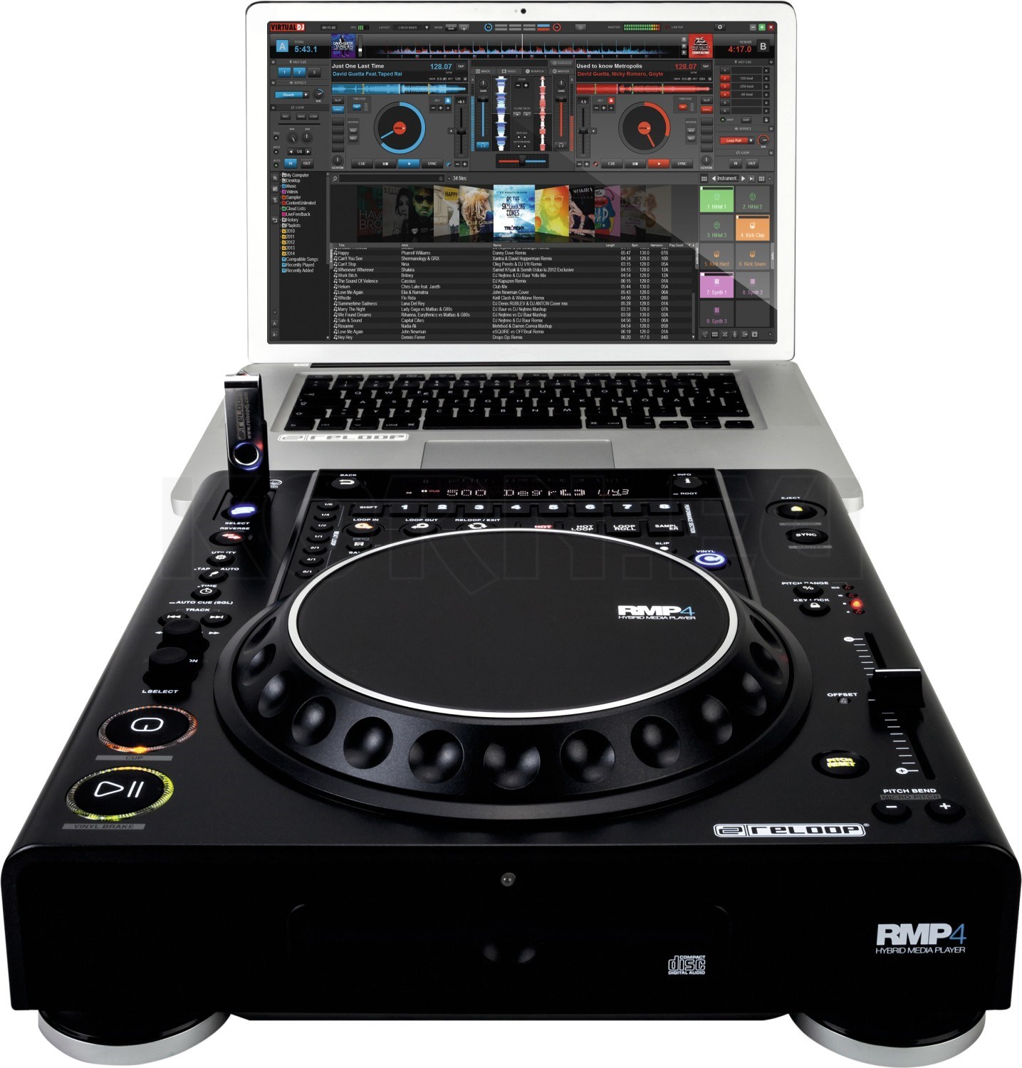 Reloop RMP 4 in DJ CD Player Tabletop | Musikhaus