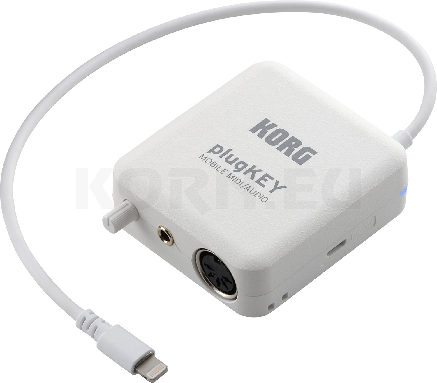 Korg plugKEY White Mobiles MIDI/Audio Interface