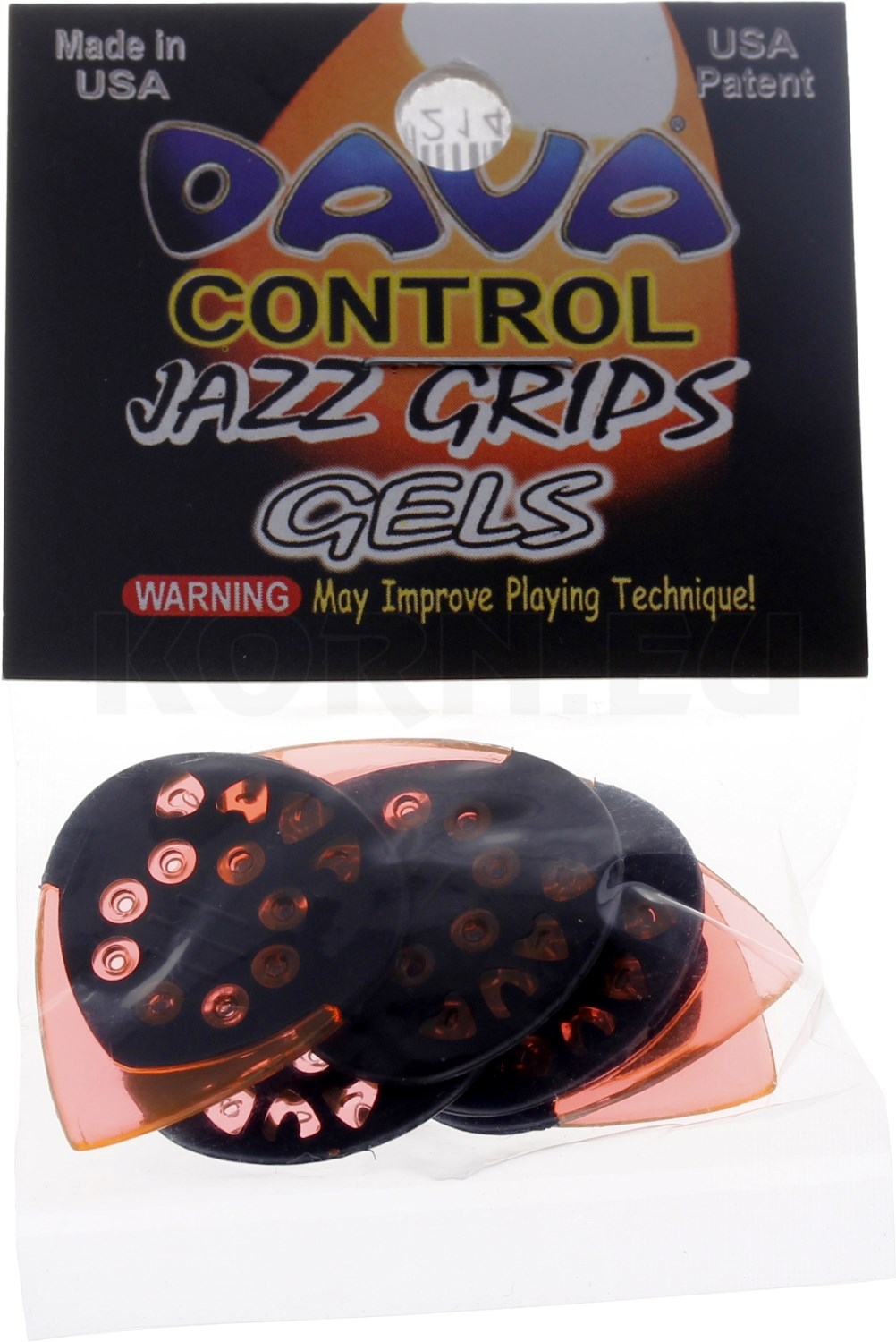 Dava Control Jazz Grips Gels Plektrum (6 Stück) | Musikhaus