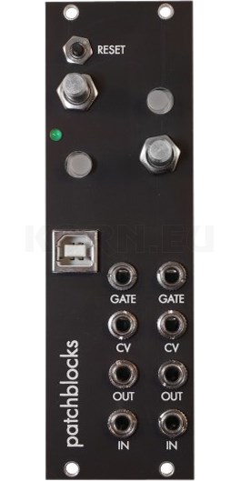 Patchblocks Patchblock Eurorack Module Schwarz