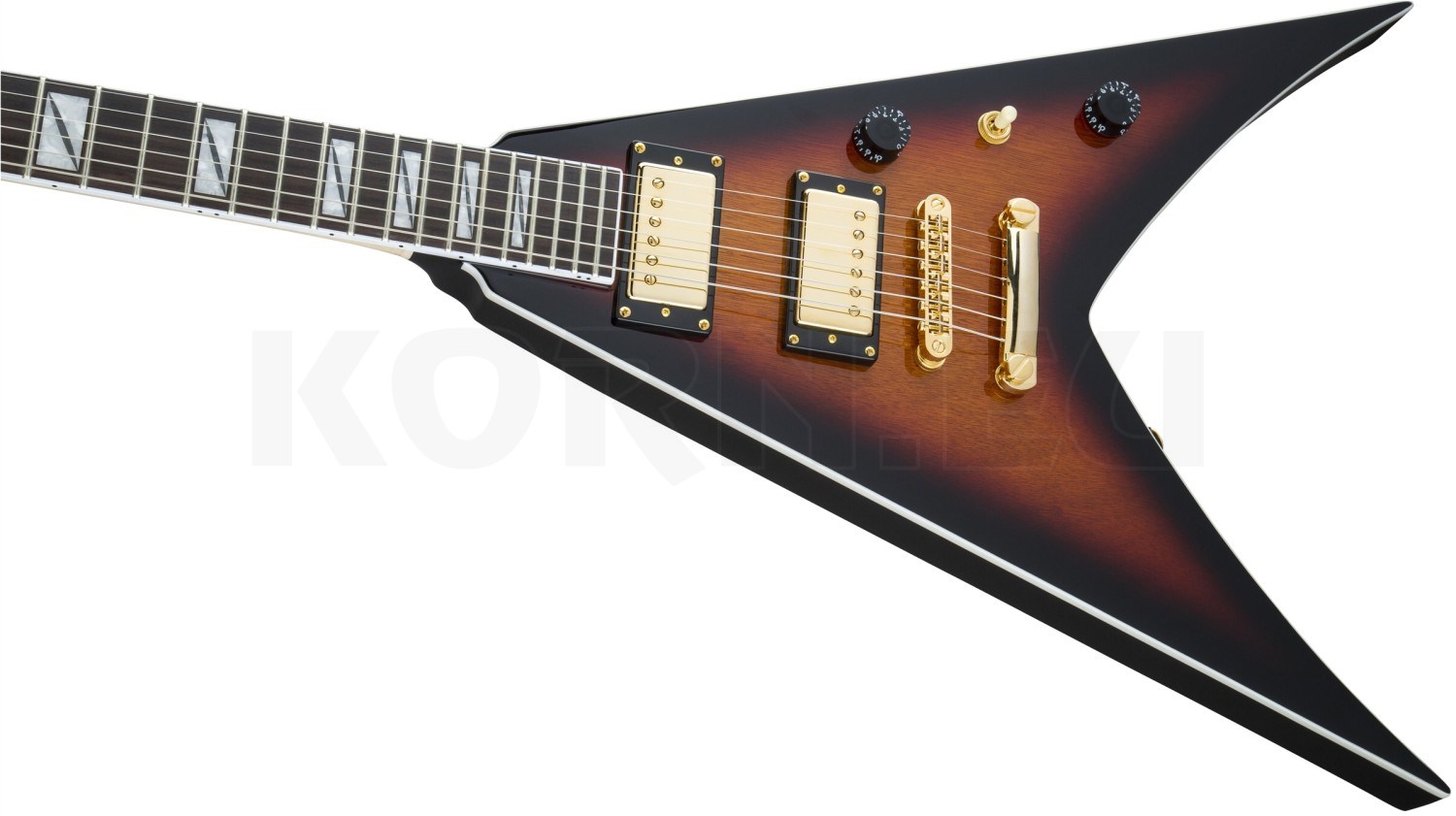 Jackson Pro King V KVT 3-Tone Sunburst E-Gitarre | Musikhaus