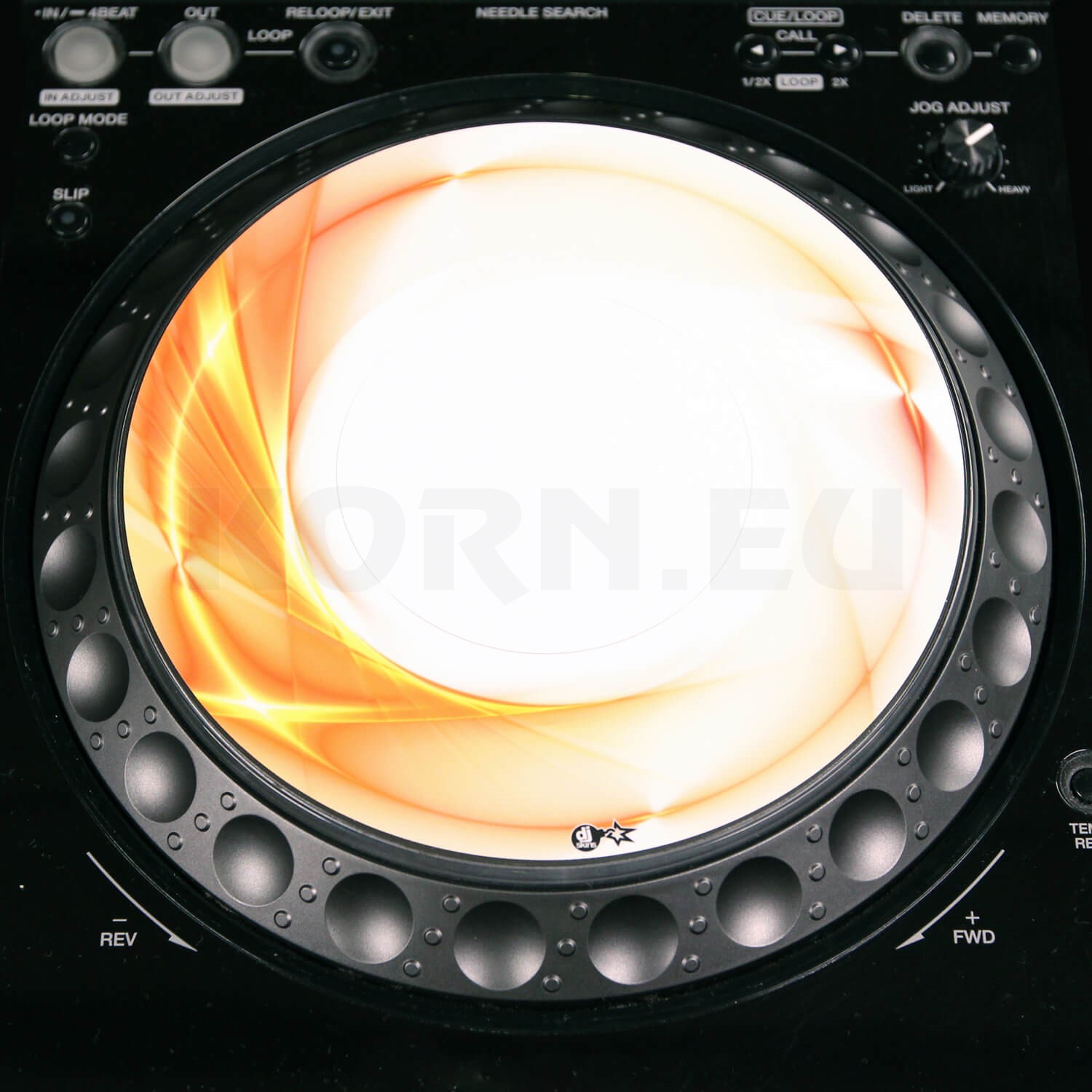 dj-skins - Pioneer DJ CDJ JOGWHEEL ORANGE SWIRL... | Musikhaus