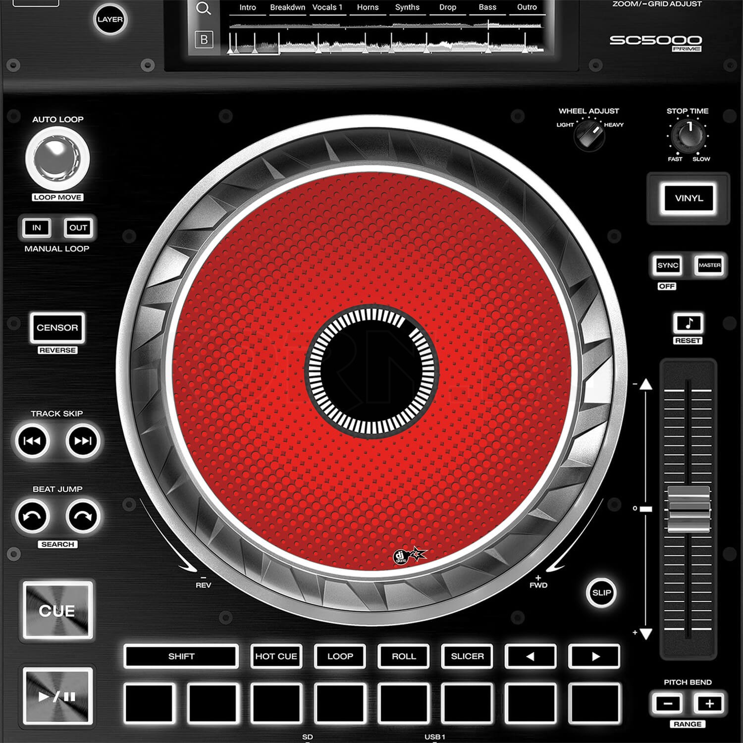 dj-skins - Denon DJ SC 5000 JOGWHEEL SMARTIBOY... | Musikhaus