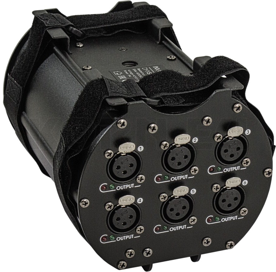 Involight DMX S6 6-Wege DMX Splitter