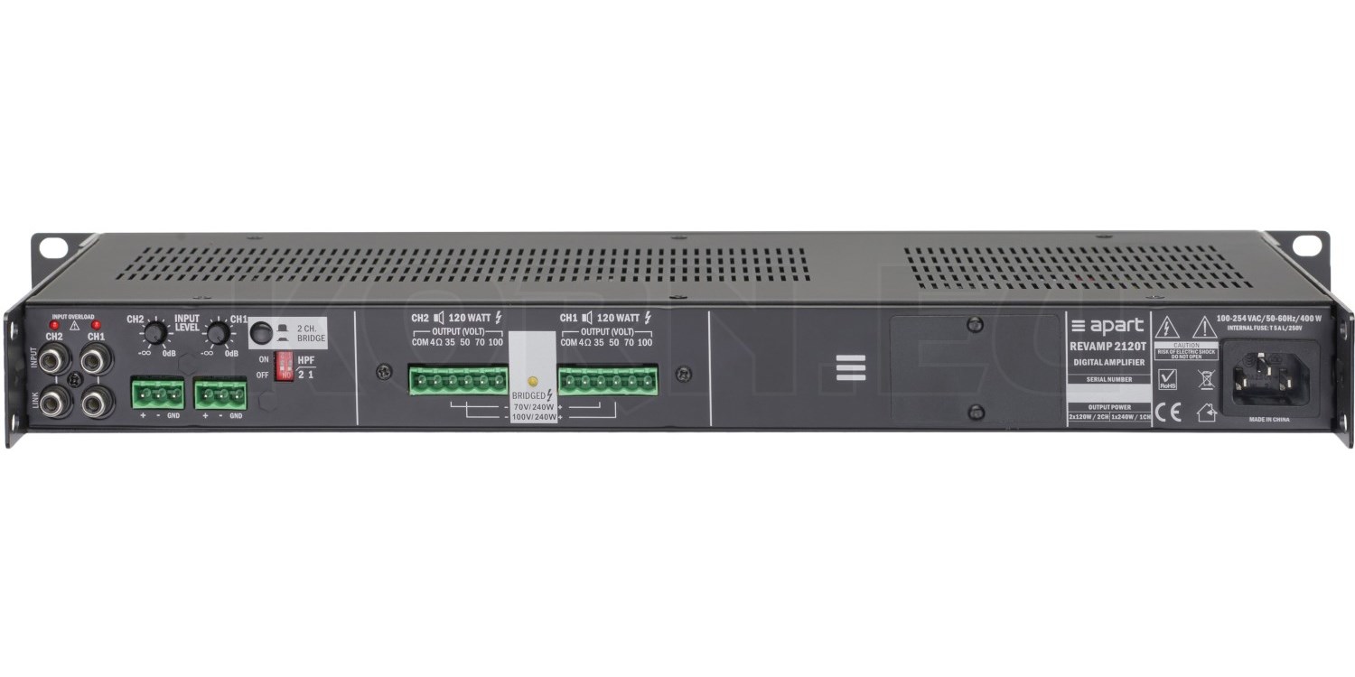 Apart Audio REVAMP 2120T 2-Kanal Verstärker | Musikhaus