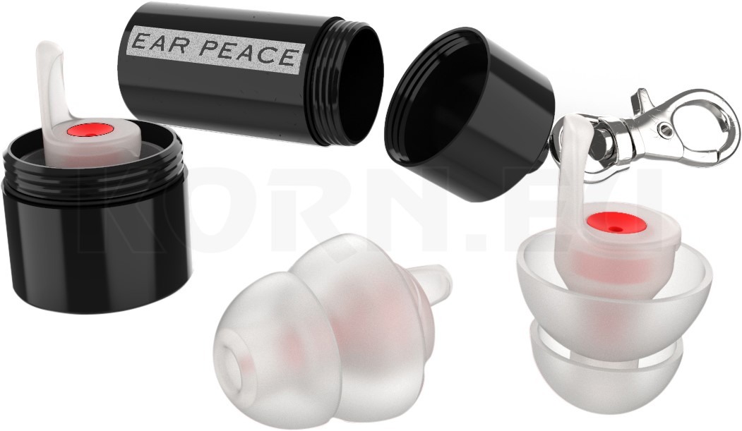 EarPeace EP Clear Black Gehörschutz