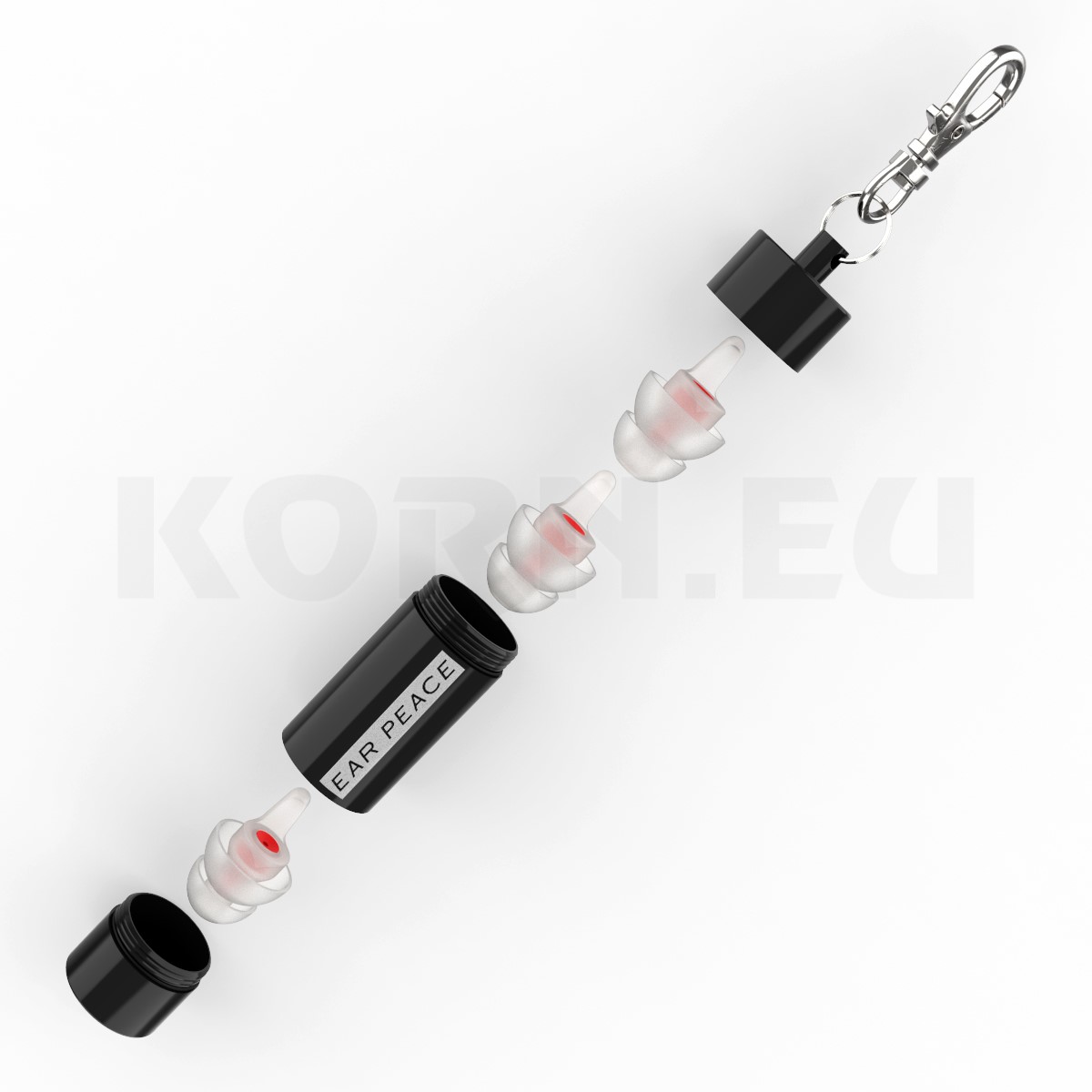 EarPeace EP Clear Black Gehörschutz