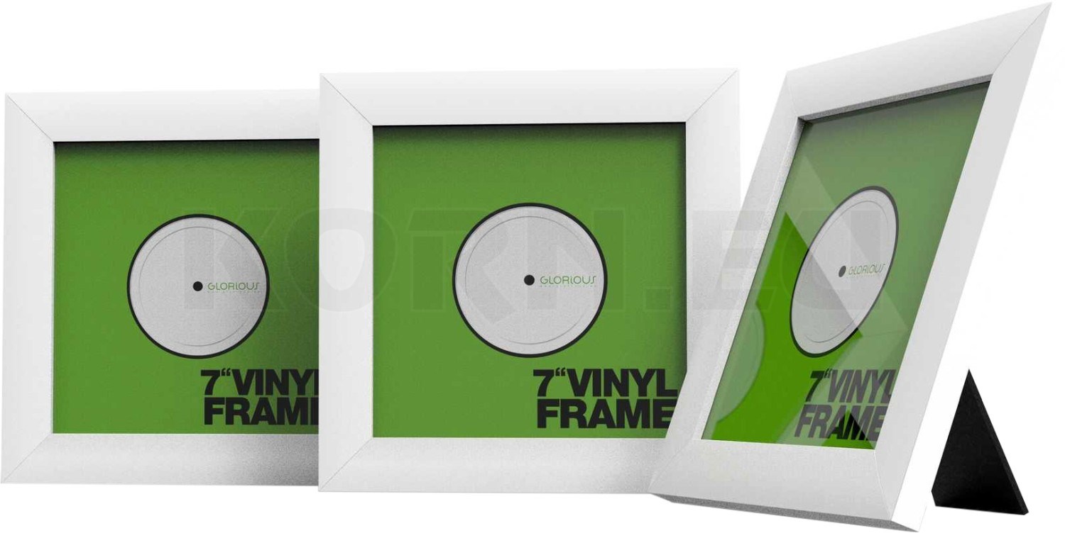 Glorious DJ Vinyl Frame Set 7 Zoll white | Musikhaus
