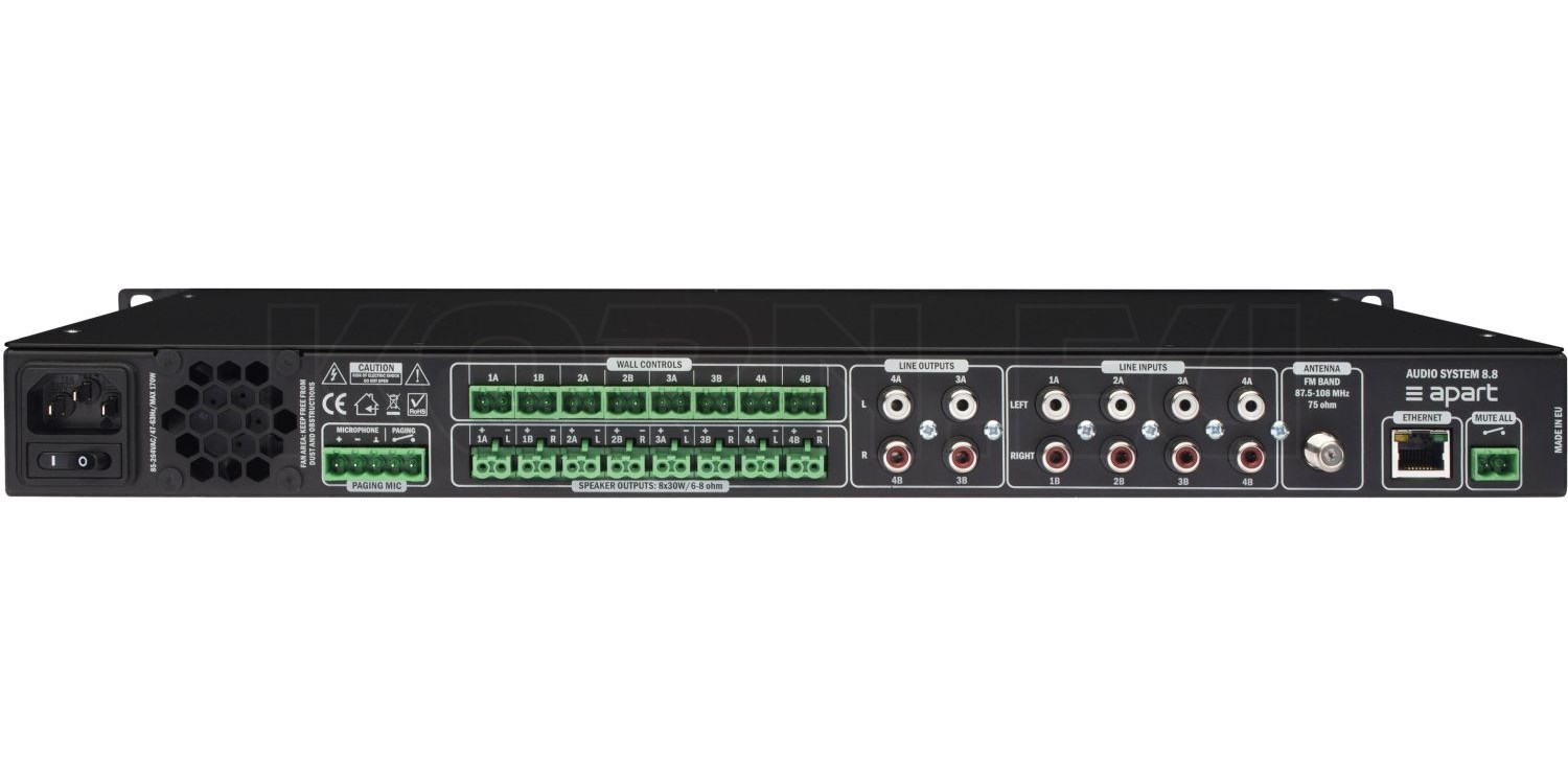 Apart Audio AUDIOSYSTEM8.8 Matrix+Tuner | music store