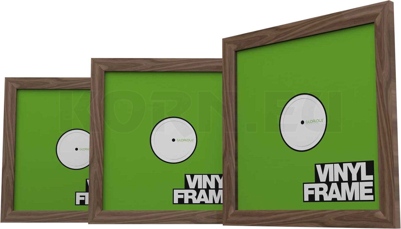 Glorious DJ Vinyl Frame Set Rosewood | Musikhaus
