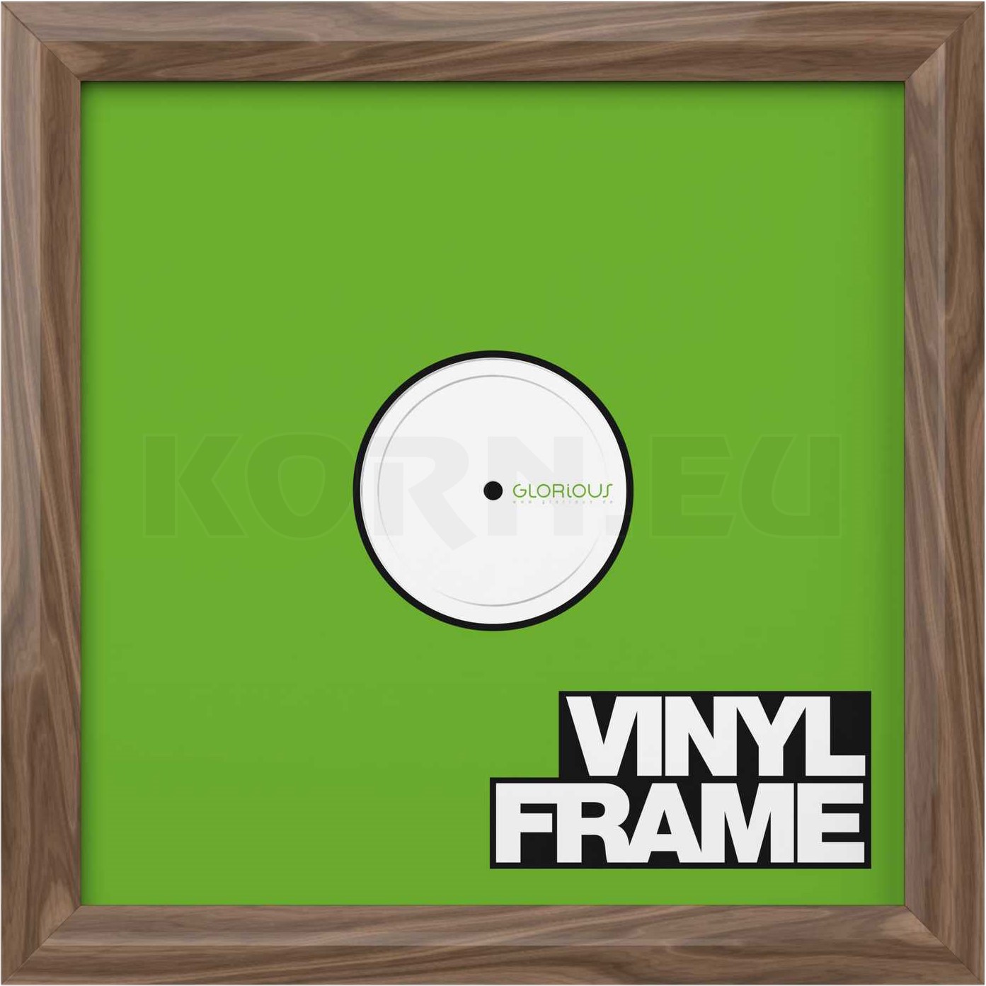 Glorious DJ Vinyl Frame Set Rosewood | Musikhaus