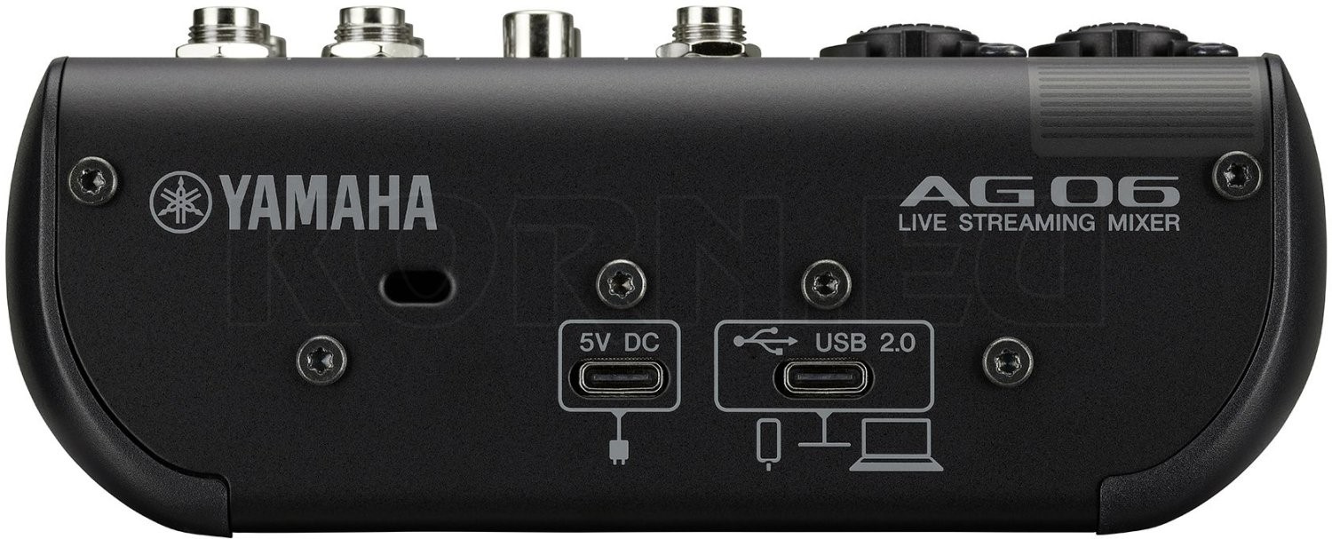 Yamaha AG06 MK2 schwarz | Musikhaus