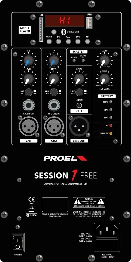 Proel Session 1 Free PA System | Musikhaus