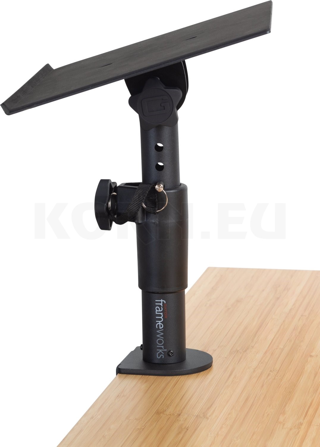 Gator Frameworks GFWSPKSTMNDSKCMP Clamp-On Studio Monitor Stand