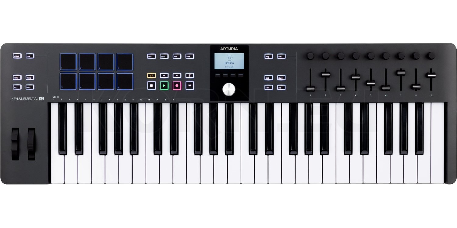 Arturia KeyLab Essential 49 MK3 Black | Musikhaus