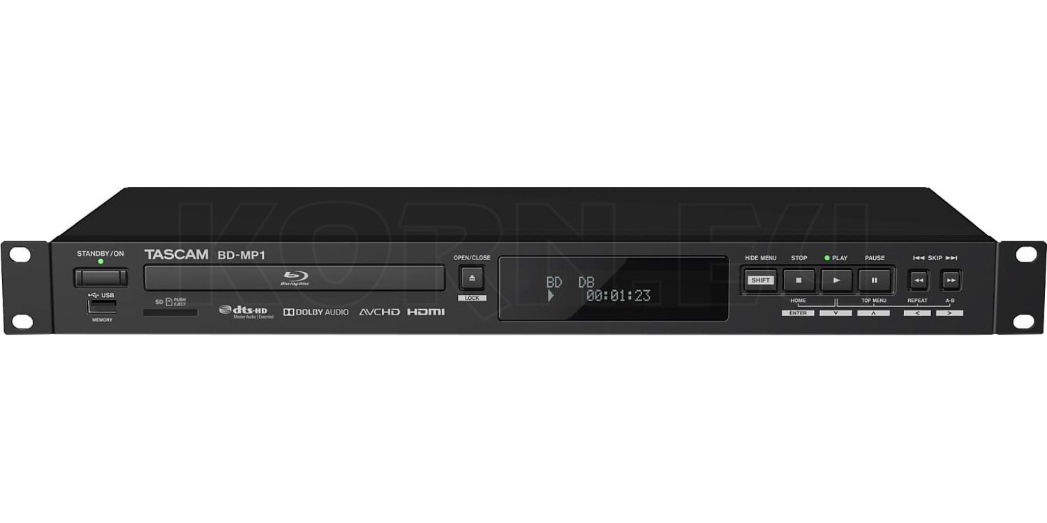 Tascam BD-MP1 MKII Blu-ray- und Medien-Player | Musikhaus