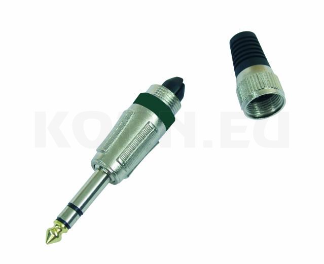 Klinkenstecker stereo 6,3mm,MROAD,grün | music store