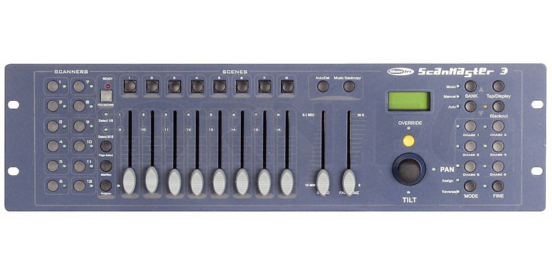 SHOWTEC Scanmaster 3 DMX Scanner Controller +... | Musikhaus