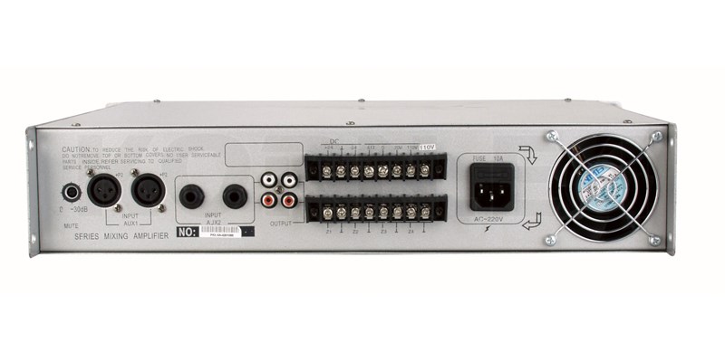 DAP VPA-060 100 volt PA amplifier 4 zones 60 watt | music store